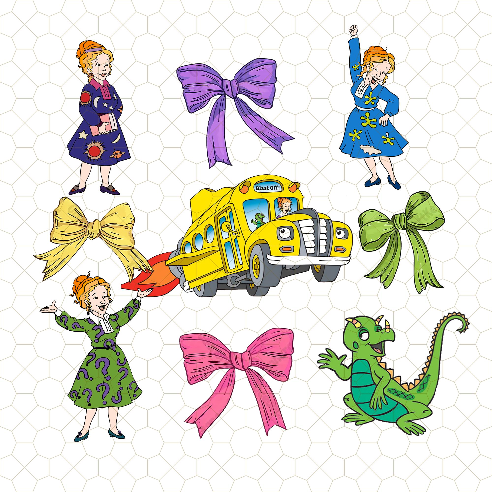 Teacher the Magic School Bus Png, Ms Frizzle Back to School Png, Take ...