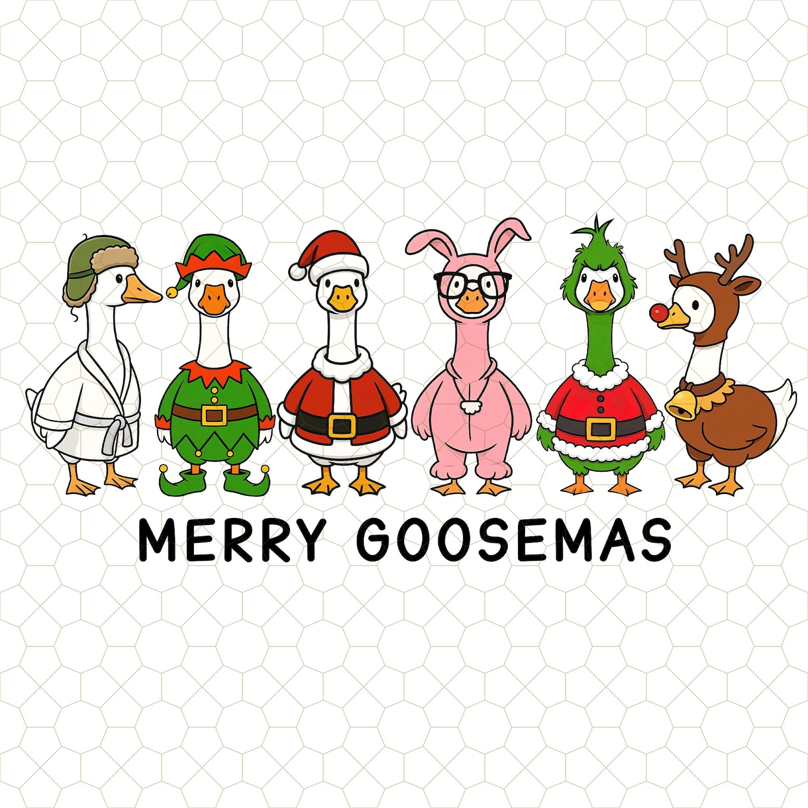 Merry Goosemas Christmas Movie Png, Christmas Goose Png, Christmas Png ...