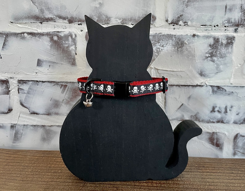 Pirate Cat Collar Skull and Crossbones Cat Collar - Etsy