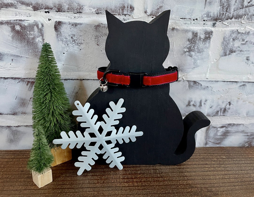 Red Velvet Cat Collar - Etsy