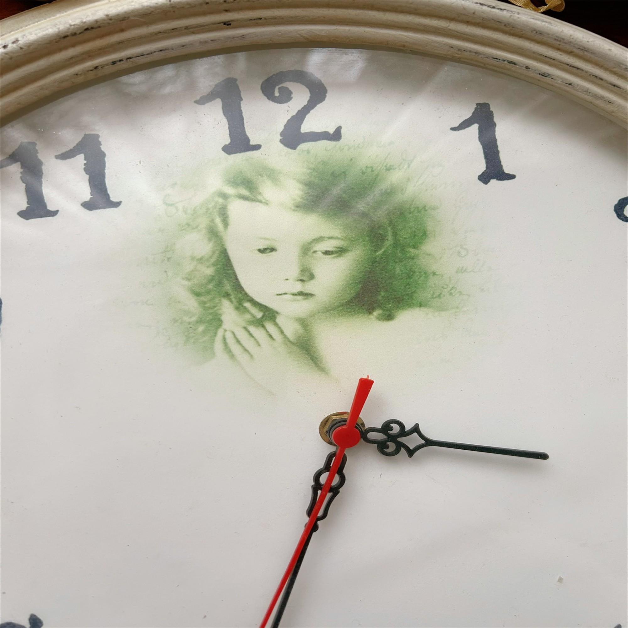 Vintage Style Wall Clock With Antique Design Retro-inspired Decorative ...