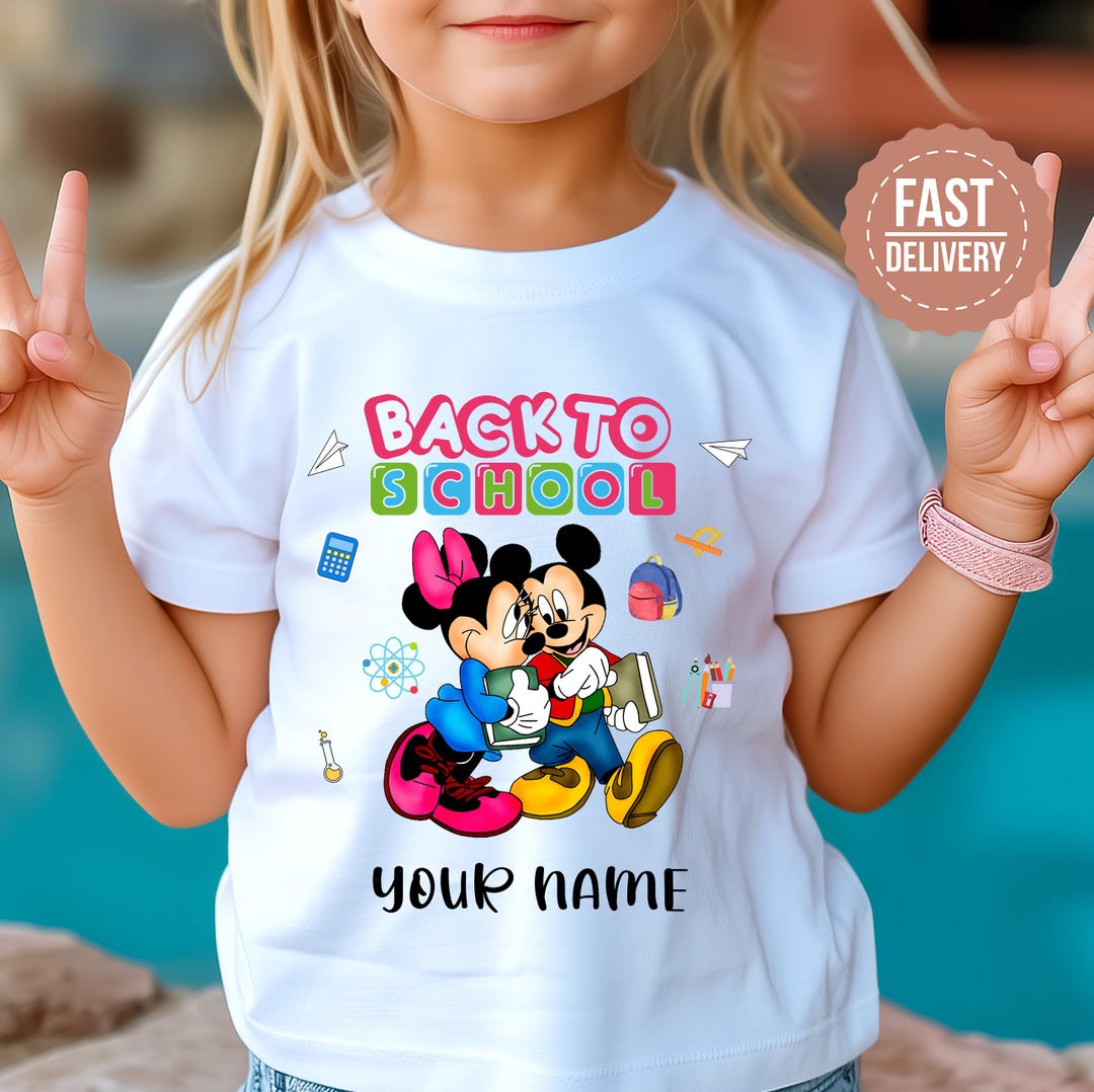 Custom Disney Back to School, Disney for Learning Shirt, Back to School ...