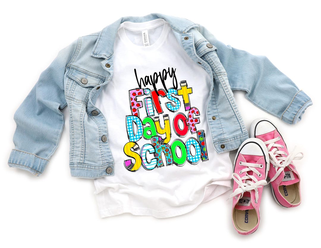 Happy First Day of School Shirt: Student Teacher Tee - Etsy