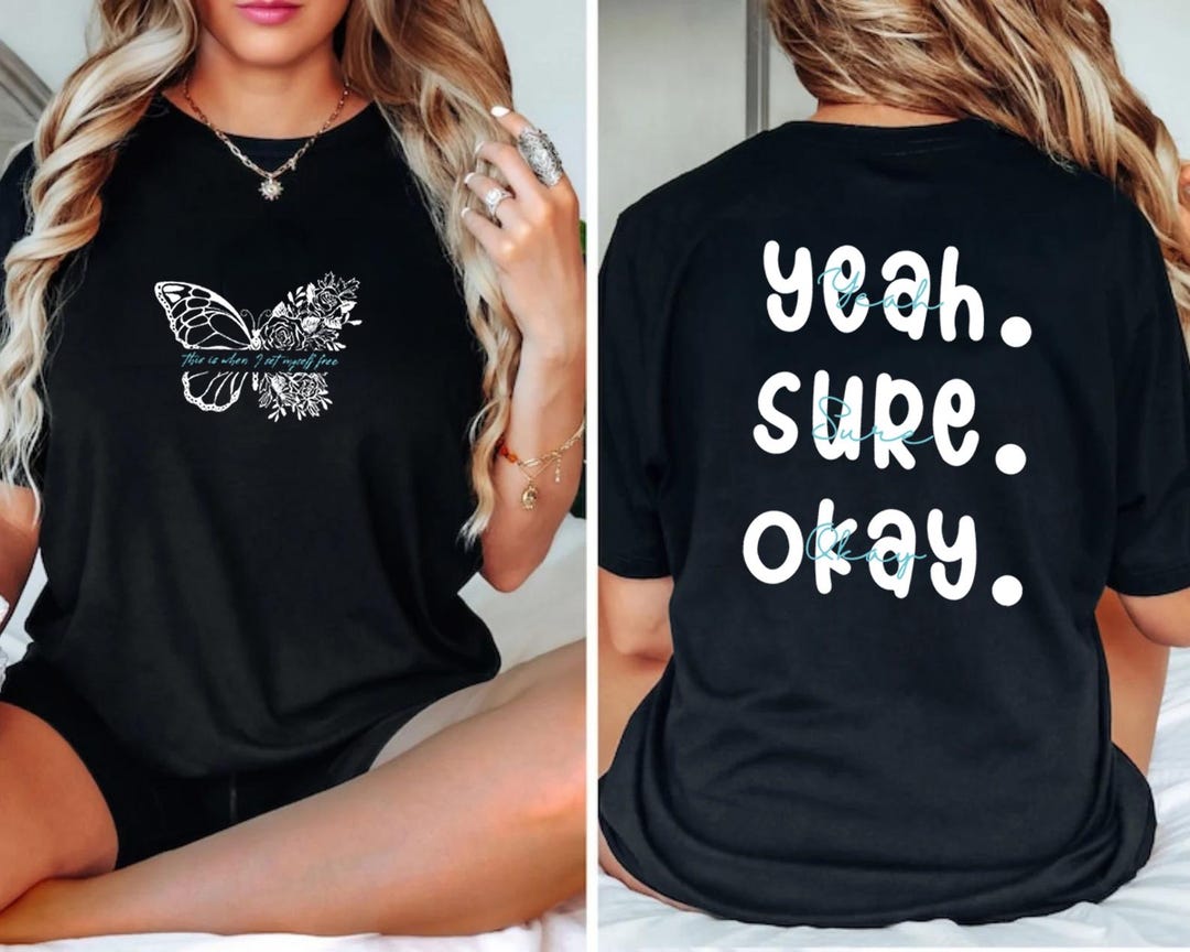 Yeah Sure Okay T-shirt: Kelsea Ballerini Country Music Tee - Etsy