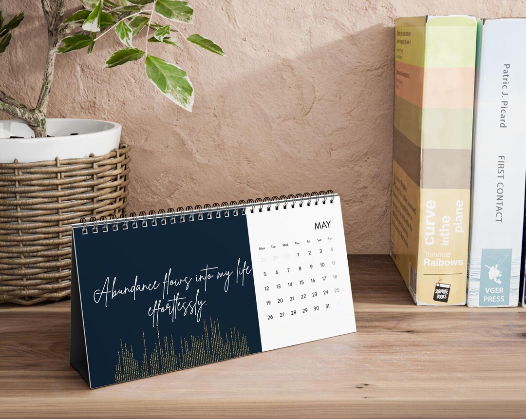 New Year Same Me,2025 Desk Calendar,positive Affirmation Calendar,2025 ...