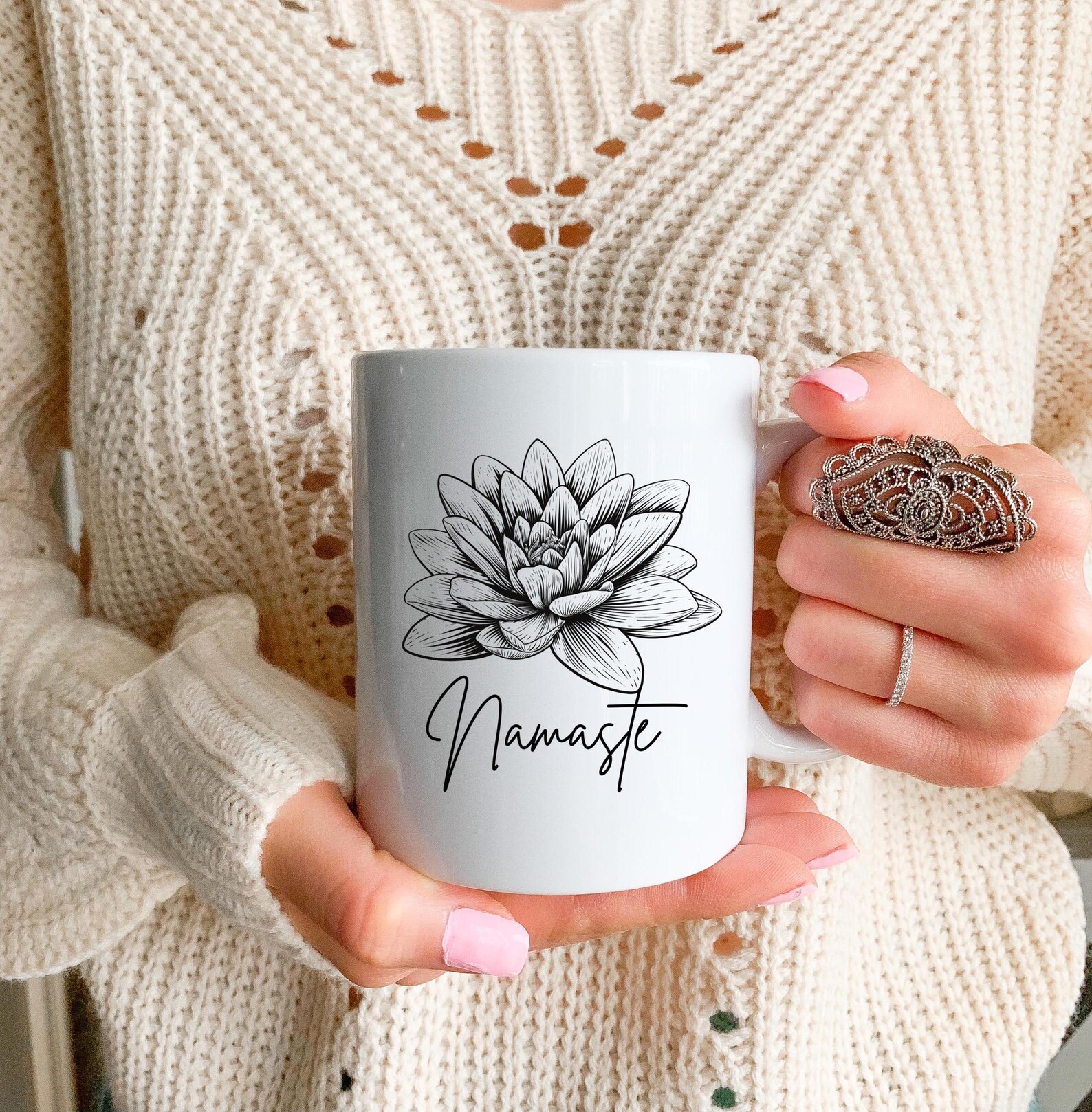 Namaste Mug,meditation Coffee Mug,yoga Lover Gift,funny Mug,co Worker ...