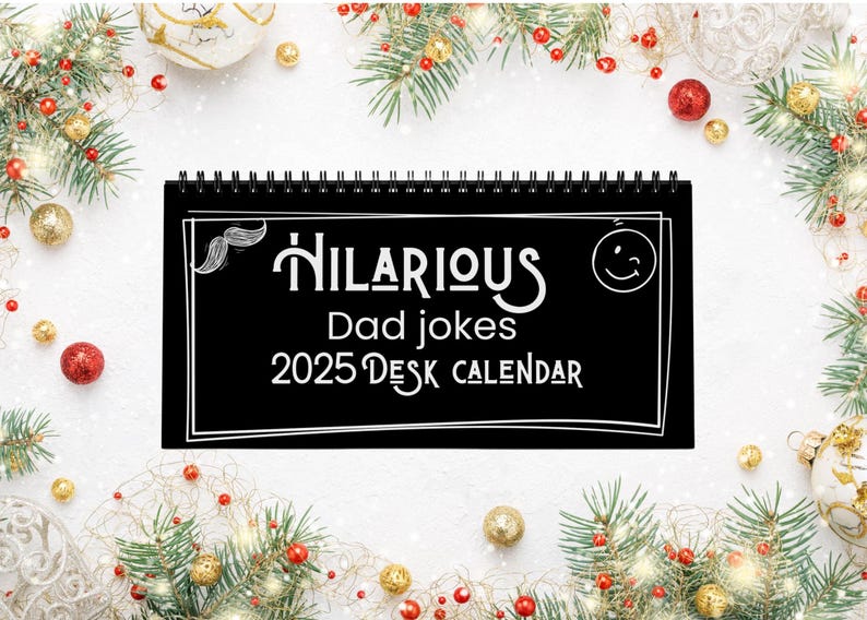 2025 Dad Joke Desk Calendar,funny Desk Calendar,2025 Calendars,dad Joke ...