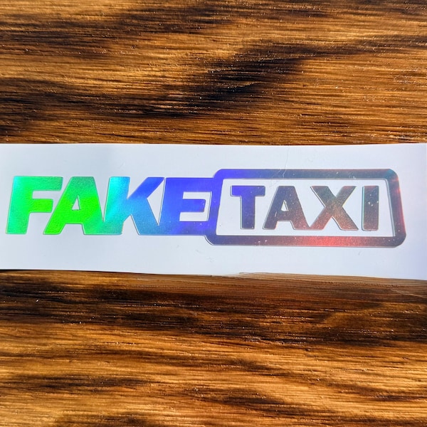 Fake Taxi Sticker for Car - Etsy