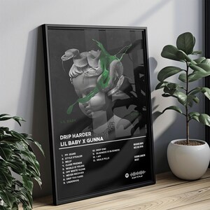 Lil Baby X Gunna Drip Harder Album Cover Poster Music Wall Art ...