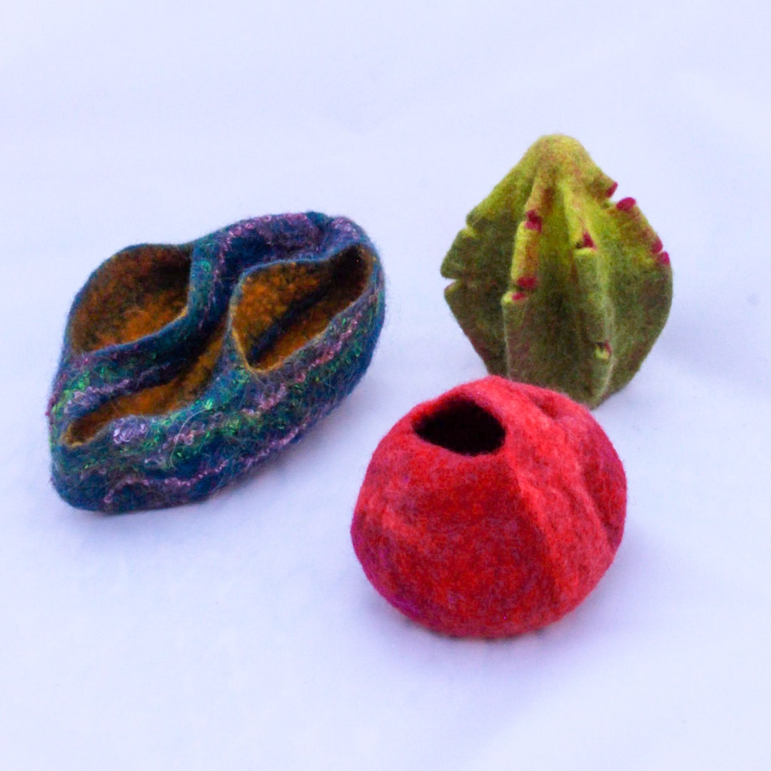 Pots, Pods & Bowls: Wet Felt Using a 3D Resist Video Tutorial includes ...