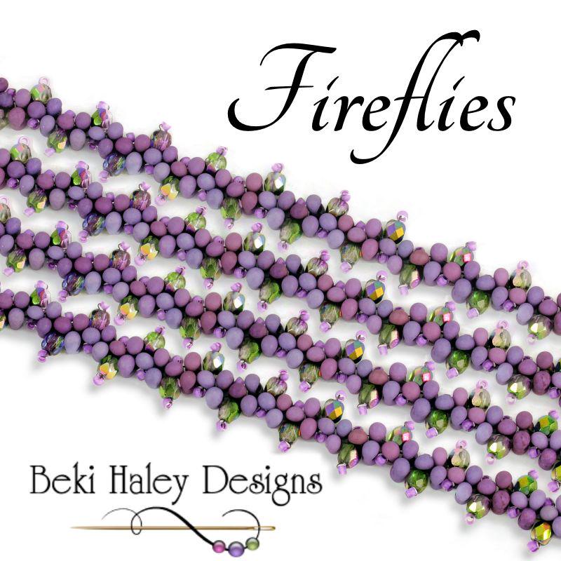 Fireflies Wrap Bracelet Beading Tutorial - PDF Download - Etsy