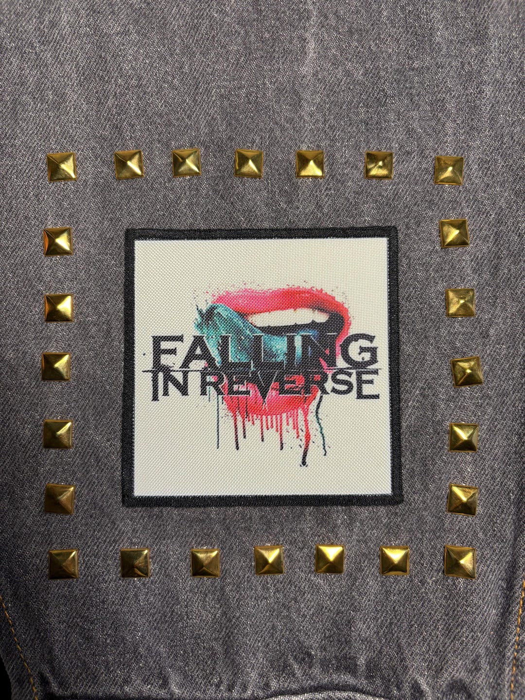Digital Print Patch Falling in Reverse - Etsy