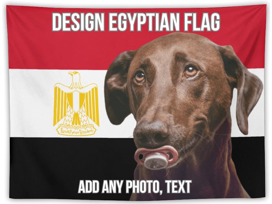 Custom Egyptian Flag Tapestry: Personalized Egypt Pride Decor - Etsy