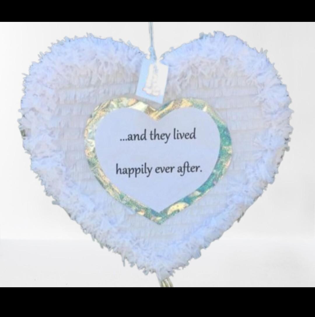 Wedding Piñata, Wedding Piñata, Heart Piñata, Also Serves as Decoration ...