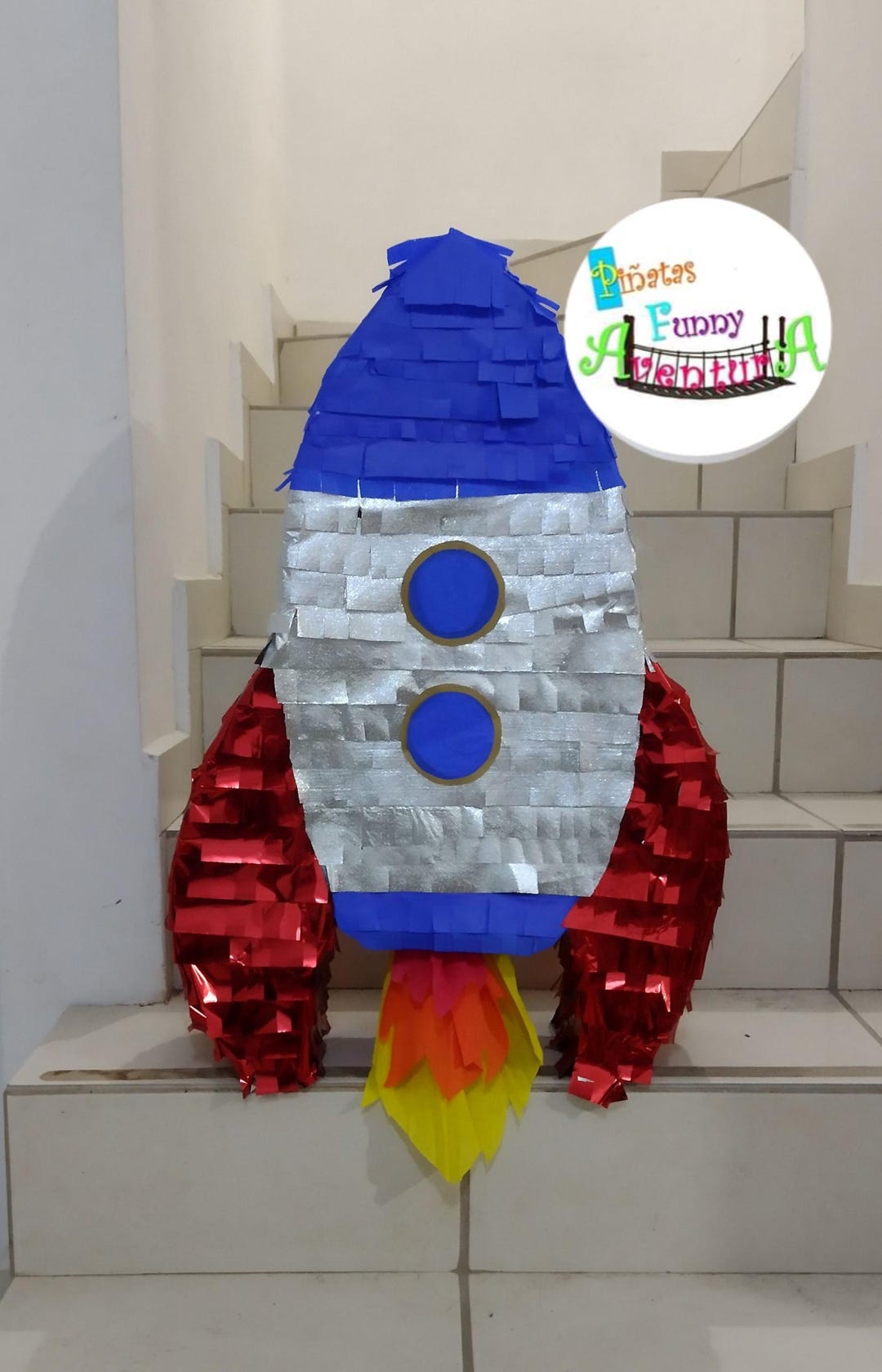 Rocket Piñata, for Birthday Party - Etsy