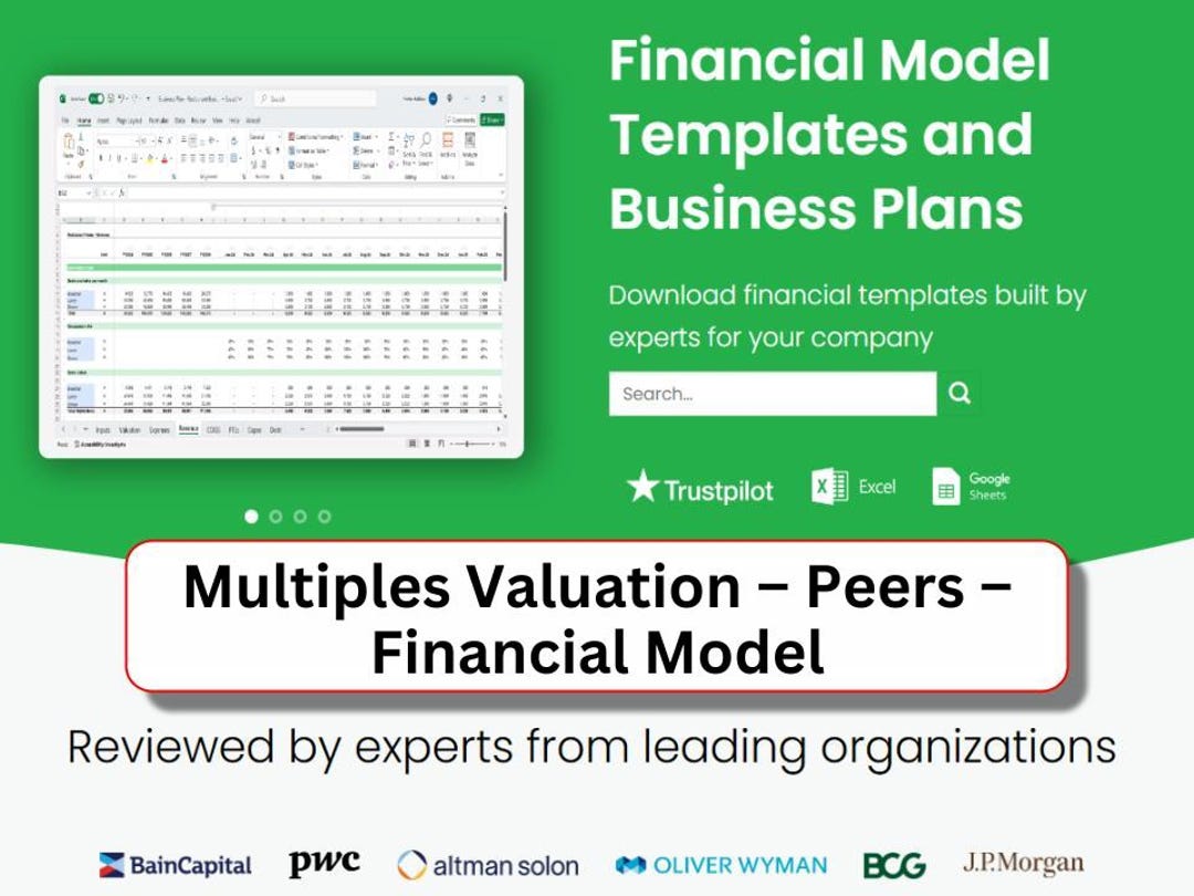 Multiples Valuation Model Peers Valuation Model Financial Model ...