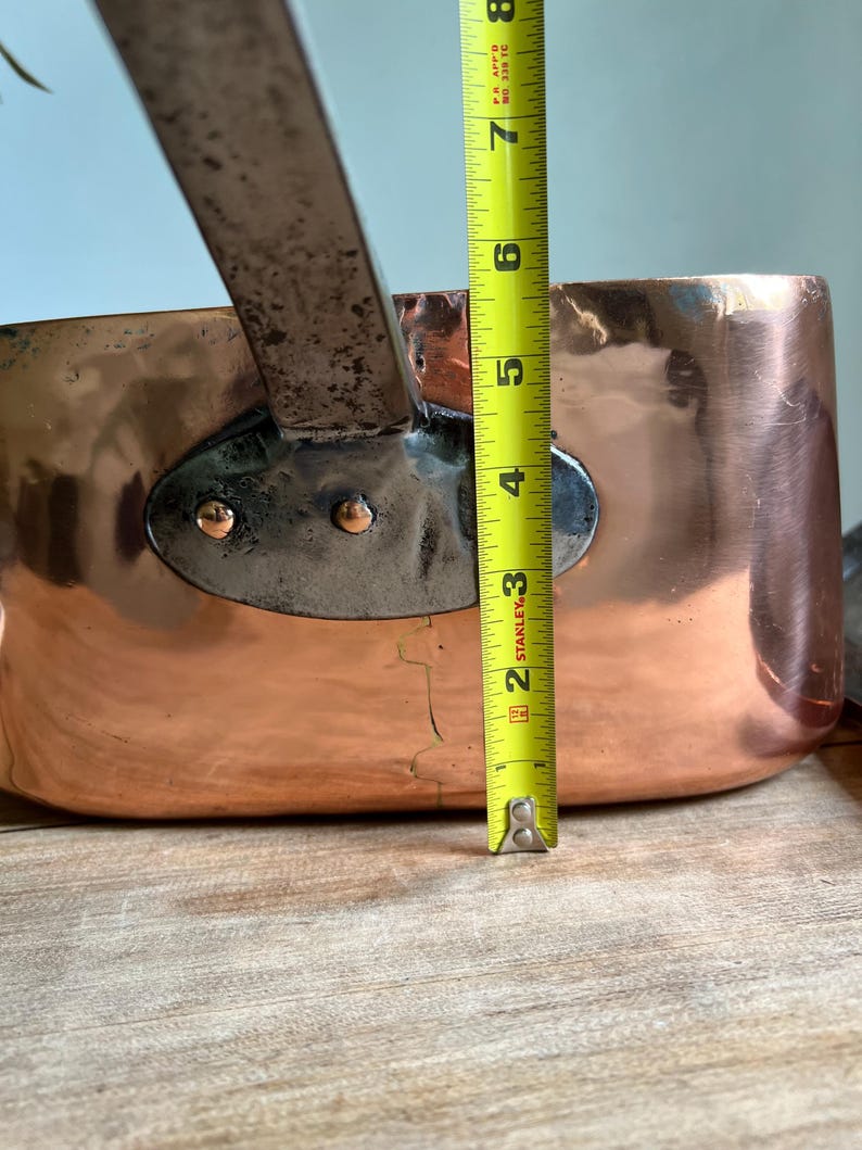 Dovetailed Antique Copper Braising Pot With Lid & Handle - Etsy