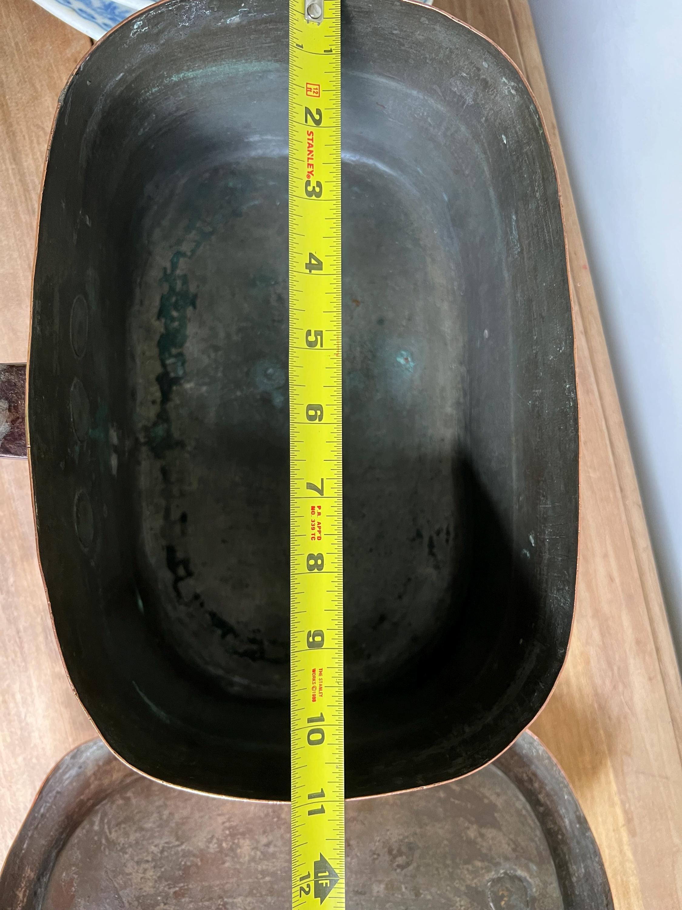 Dovetailed Antique Copper Braising Pot With Lid & Handle - Etsy