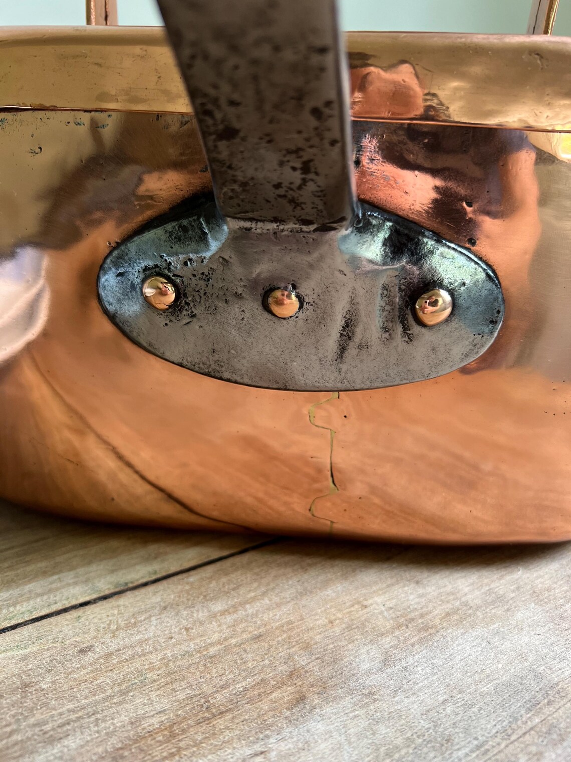 Dovetailed Antique Copper Braising Pot With Lid & Handle - Etsy