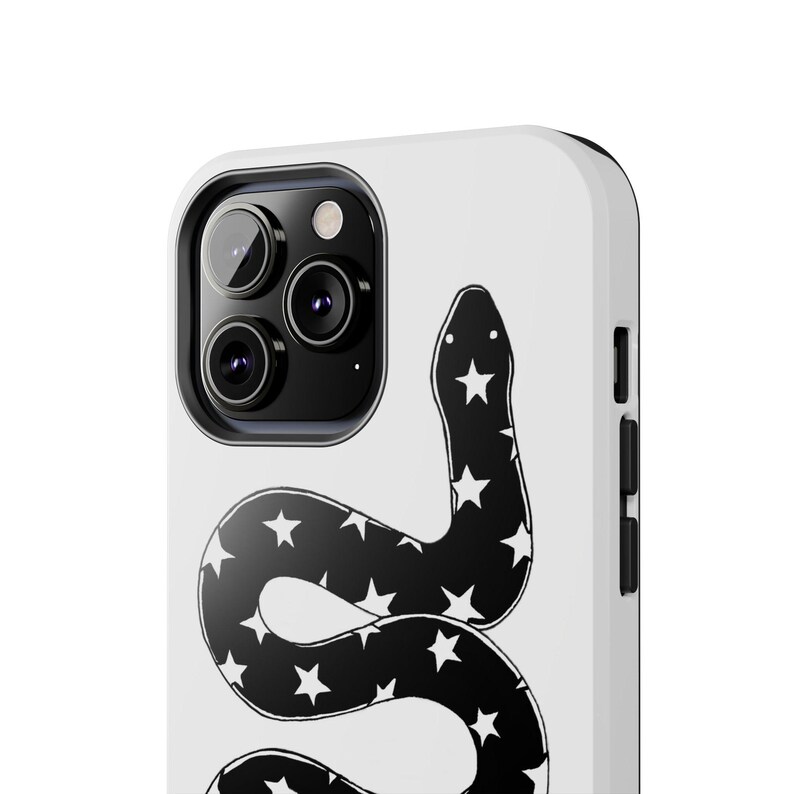 Black Star Snake Phone Case Cute Y2K Celestial Grunge Gothic Cool Girl ...