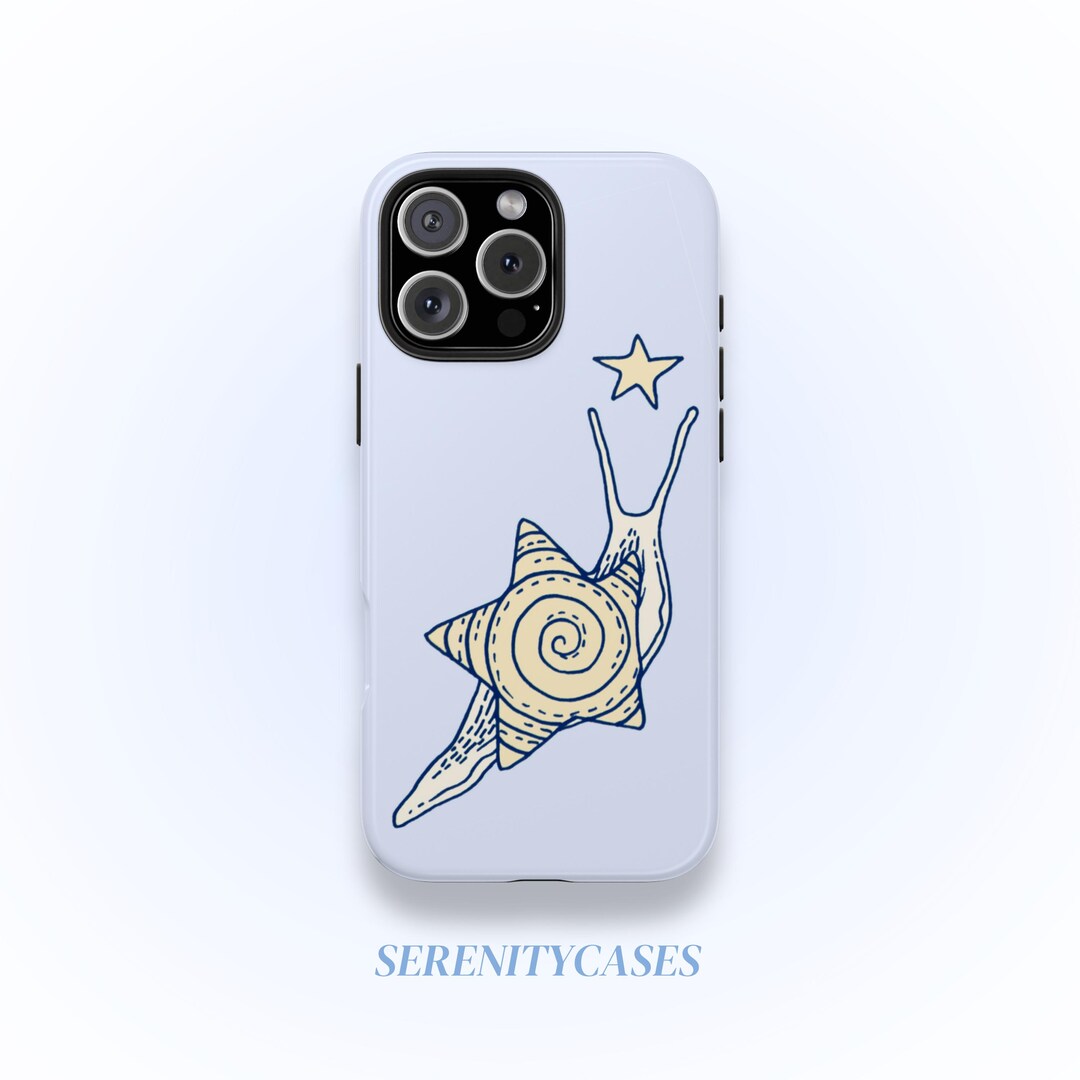 Star Snail Phone Case Y2K Blue Yellow Cute Animal Celestial Cool Girl ...