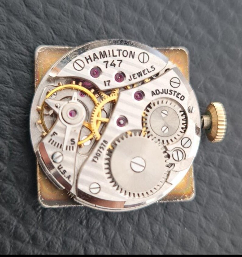 1940s Art Deco Hamilton-10k Gold Filled, Manual Winding - Etsy