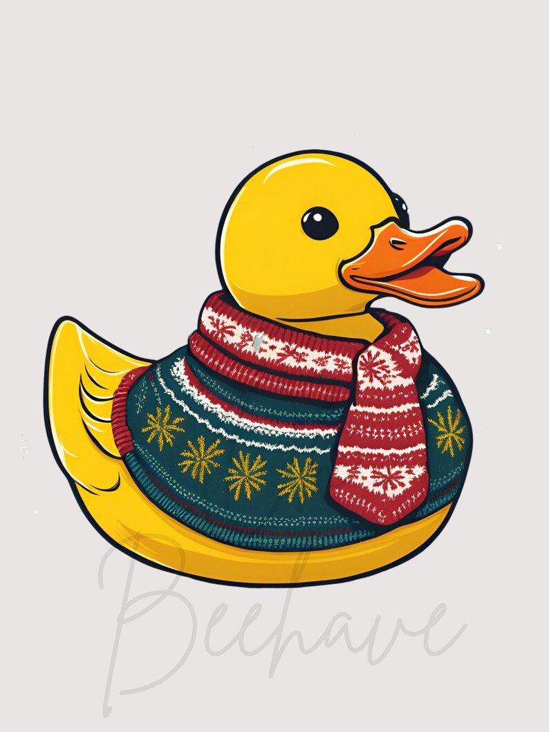 Digital Download Only. Rubber Duck Christmas Clipart. PNG - Etsy