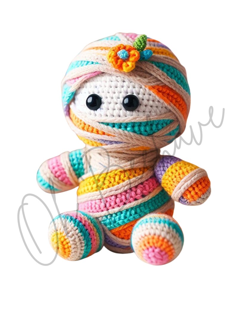 Digital Download Only. Crochet Rainbow Mummies in PNG Format. This is ...
