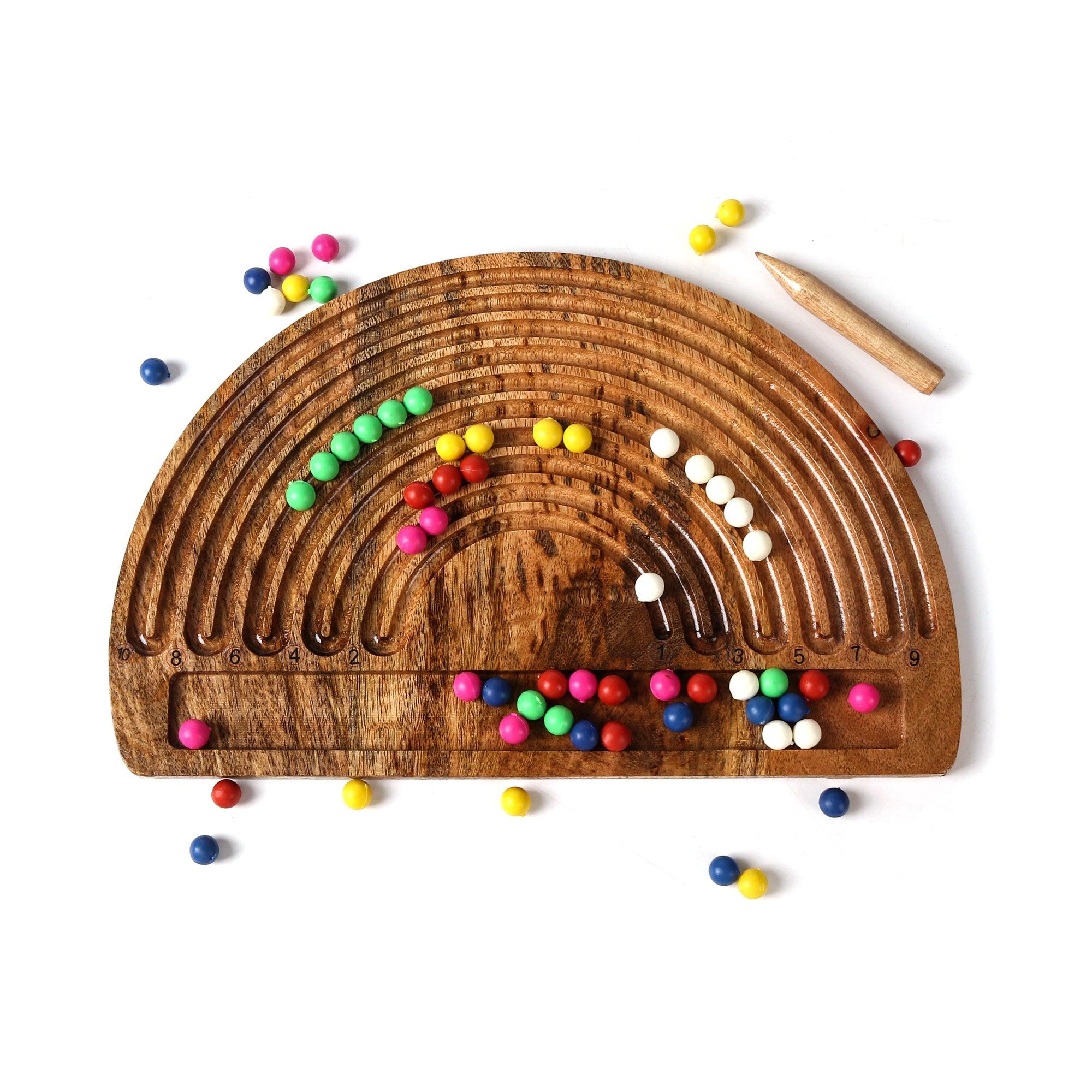 Rainbow Tracing Board | Safe Educational Toy for Kids | Made From Mango ...