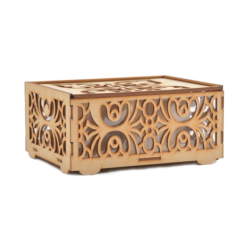 See-through Slider Multi-utility Wooden Storage Box | Versatile ...