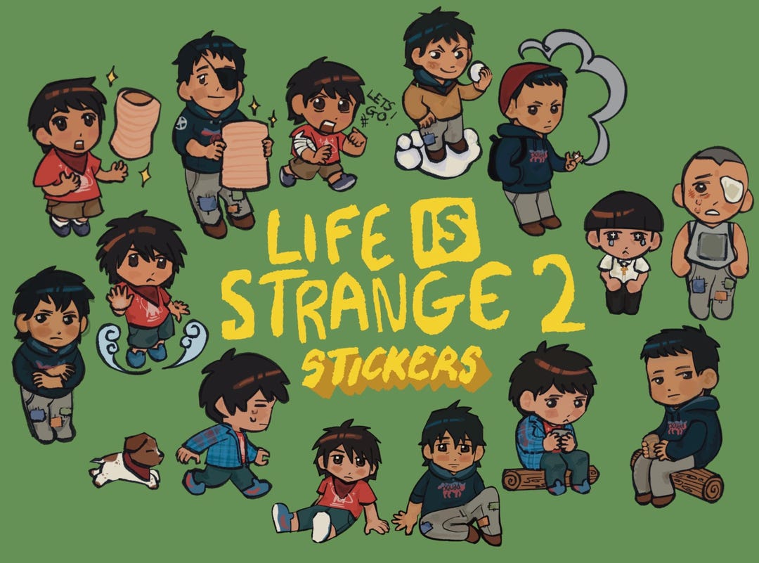 Life is Strange 2 Wolf Brothers Stickers - Etsy