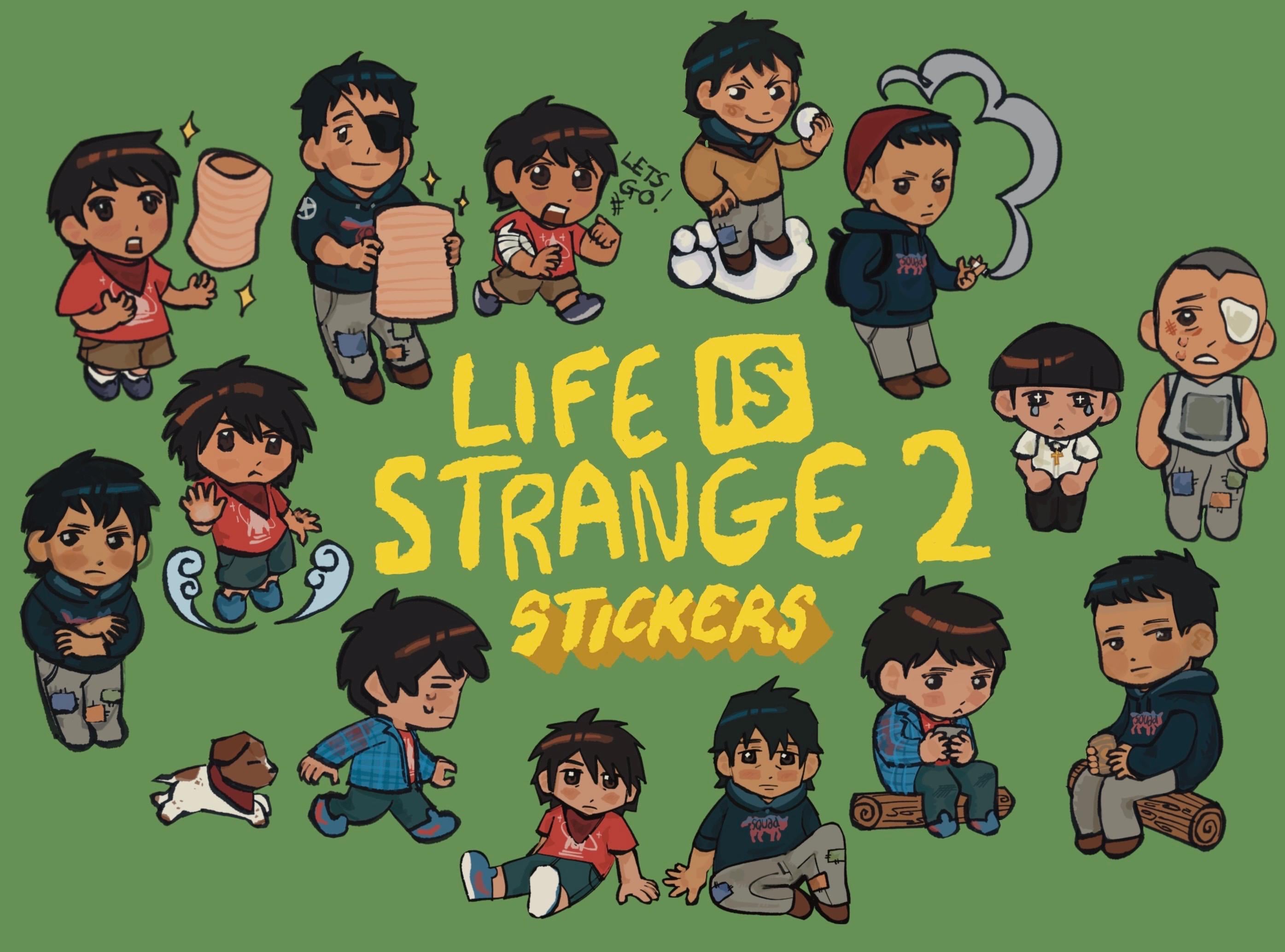 Life is Strange 2 Wolf Brothers Stickers - Etsy