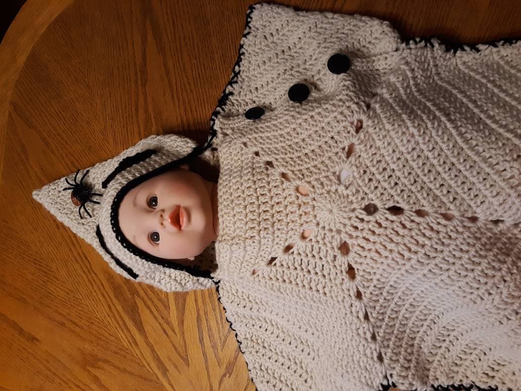 Oogie Boogie Inspired Crochet Baby Cocoon/snuggle Sac/costume (0-3 or 3 ...