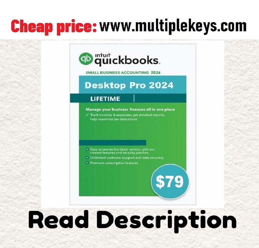 Quickbooks Desktop Pro 2024 US Lifetime - Etsy