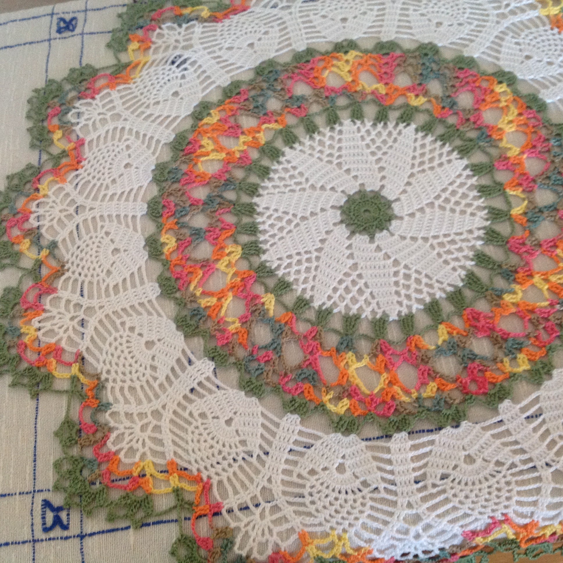 Crochet Table Center, New, Pineapple Designed - Etsy