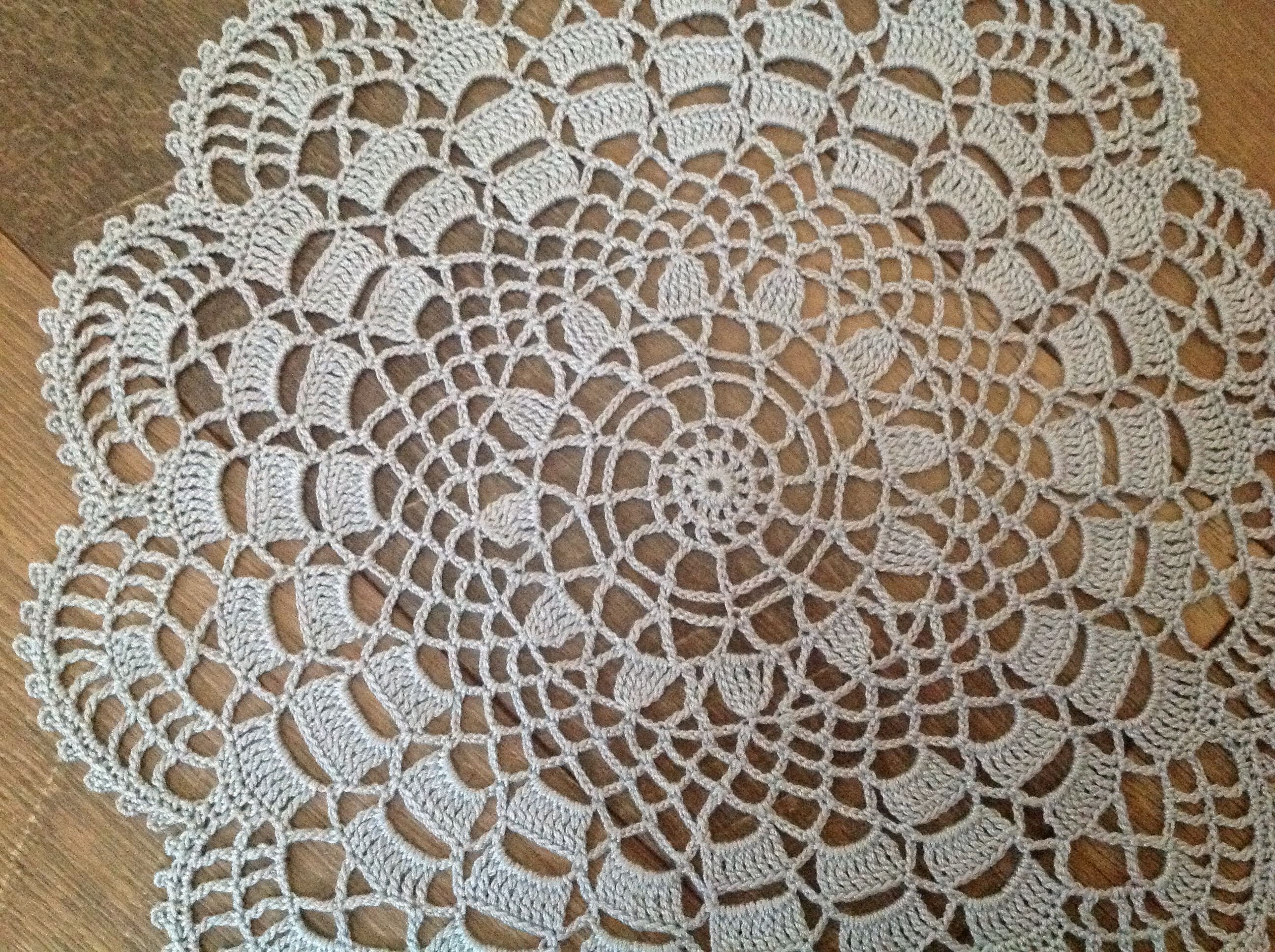 Hand Crochet, Light Grey Doily, New and Ready - Etsy
