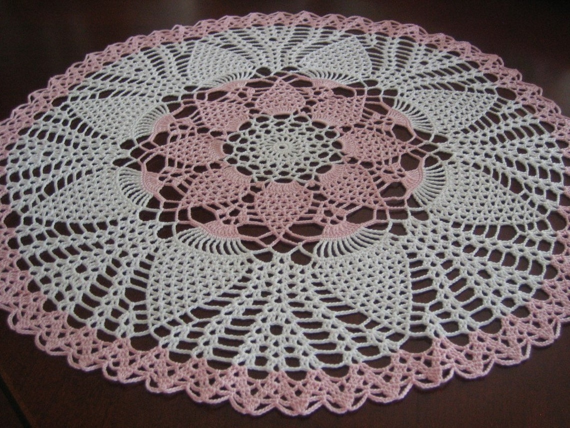 Pineapple Designed, Hand Crocheted, Table Center, New,free Shipping in ...