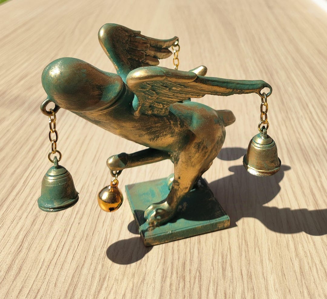 Ancient Roman Tintinnabulum - Unique Winged Phallus Bell Statue - Etsy ...