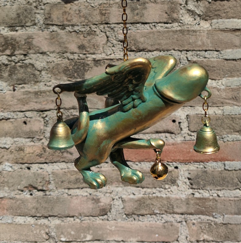 Ancient Roman Tintinnabulum - Unique Winged Phallus Bell Statue - Etsy