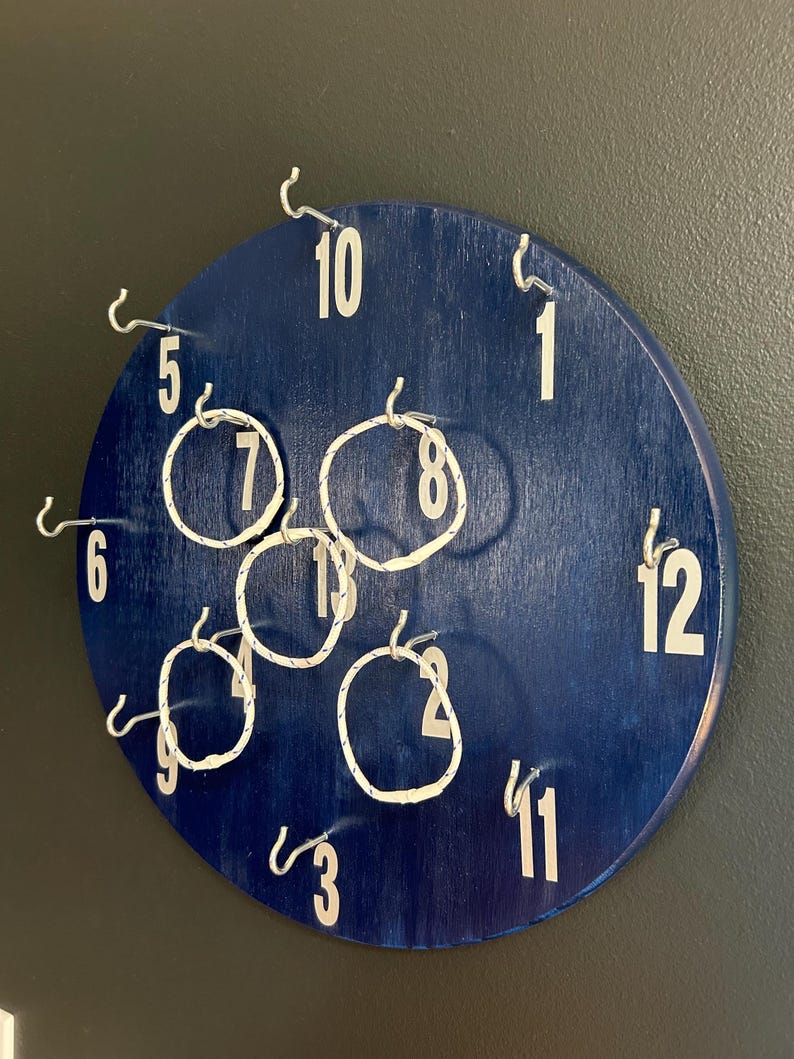 Custom (2 Color) Wall Hookey Ring Toss Board Designed to Order - Etsy