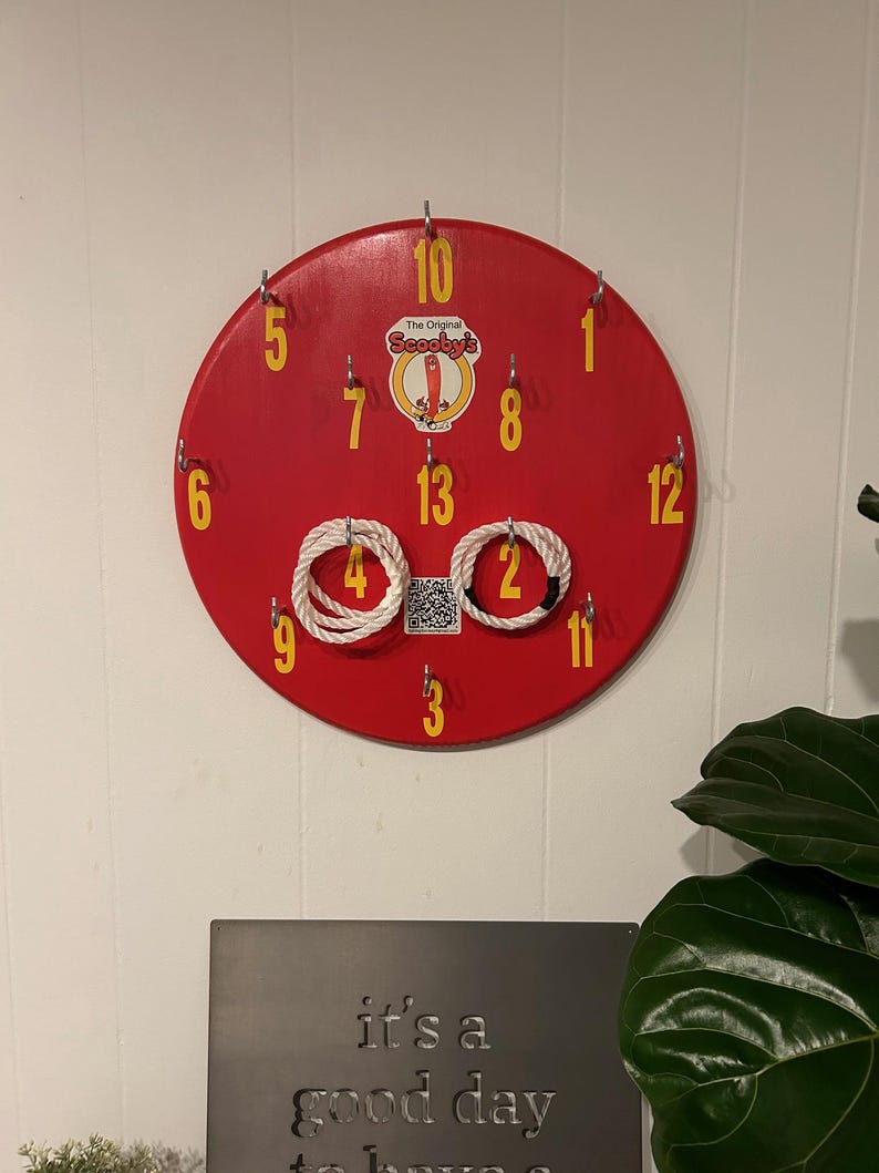 CUSTOMIZED Sports or Themed Logo - Wall Hookey Game to Your Requested ...