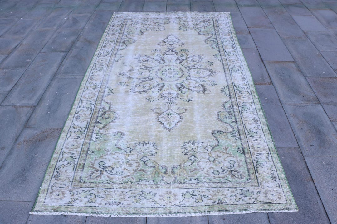 Turkish Rug, 5x9 Area Rug, Vintage Rug, Muted Anatolian Rug, Rugs for ...