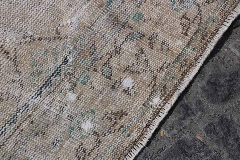 5.2x8.7 Ft Turkish Rug, Vintage Large Rug, Gray Blue Oriental Rug - Etsy