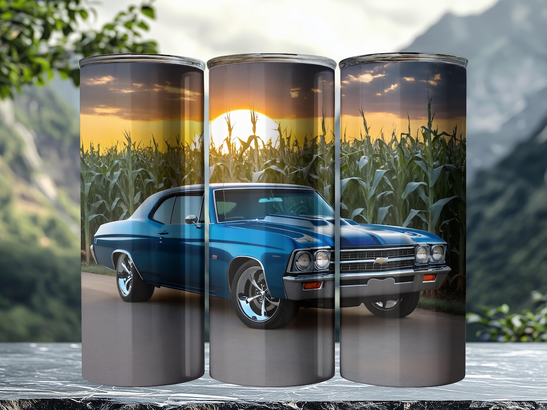 1966 Chevrolet Chevelle Tumbler Wrap Design - Instant Digital Download ...