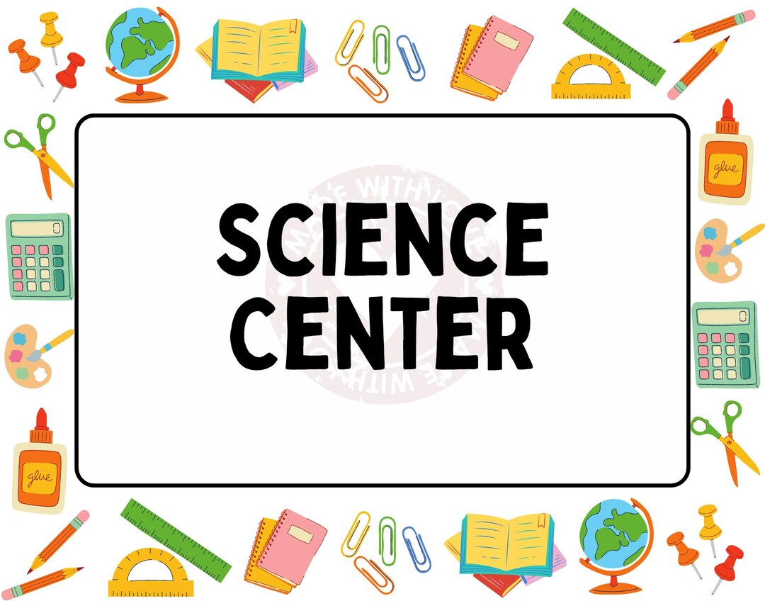 Classroom Center Signs - Etsy