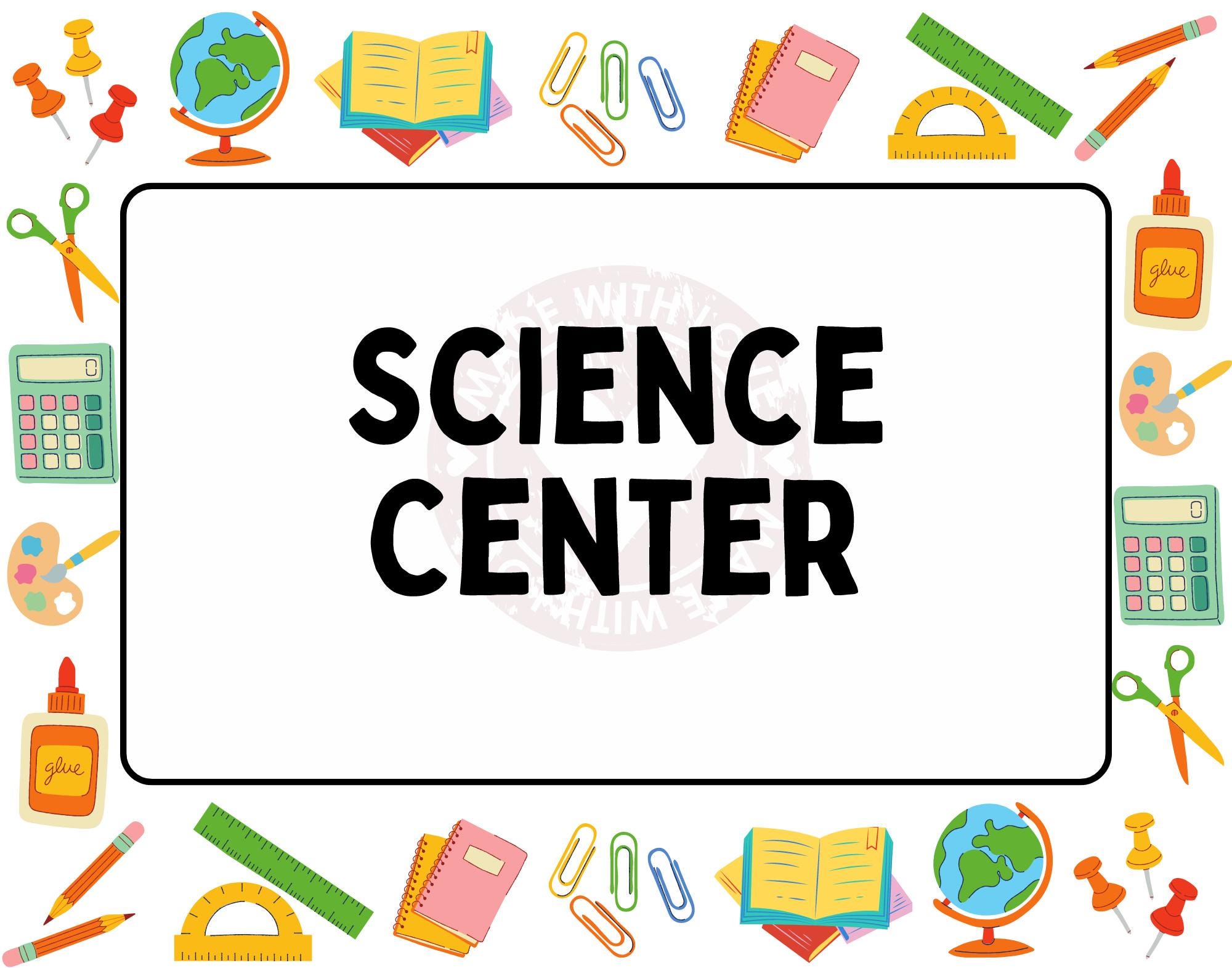 Classroom Center Signs - Etsy