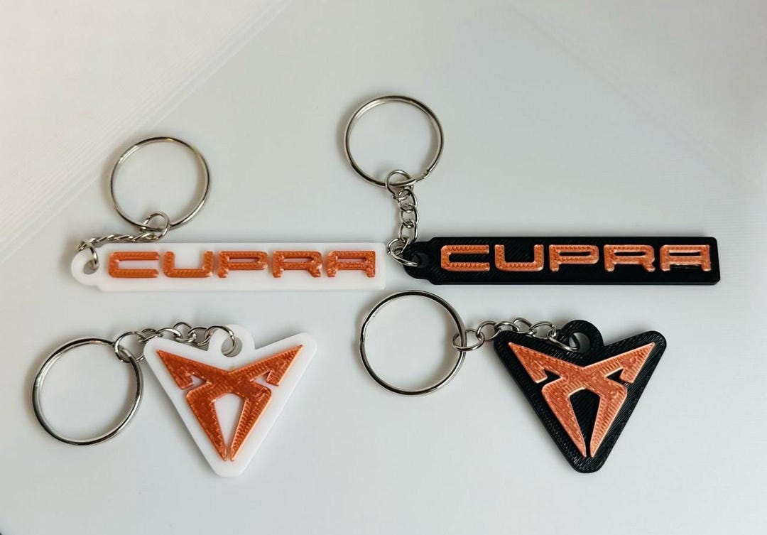 3D Printed SEAT Cupra Keyring Stylish Car Key Accessory High-quality ...