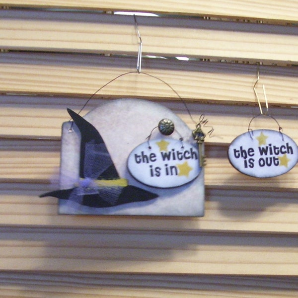 The Witch is Out Sign - Etsy