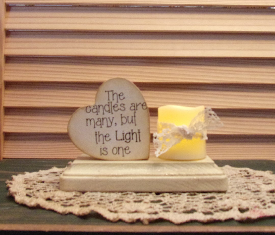 Candle With Sentiment - Etsy