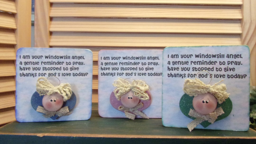 Windowsill Angel - Etsy